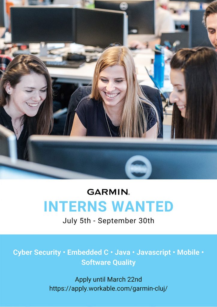 Garmin Internship 2021 | Facultatea de Matematică și Informatică