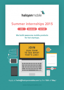 Summer Internships in Mobile App Development @ Halcyon Mobile ...